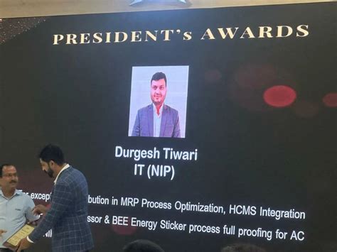 Durgesh Tiwari On Linkedin Haierpresidentaward Nip Haier 39 Comments