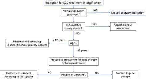 Algorithm For The Selection Of Patients With Sickle Cell Disease Scd
