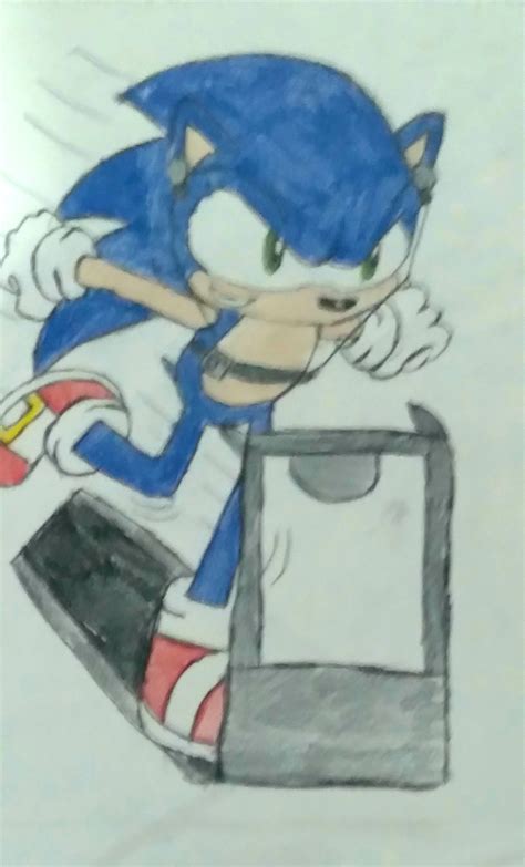 Sonic Correndo Na Esteira By Natyrumin On Deviantart