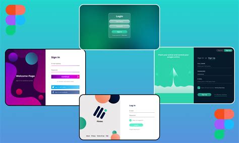 Design UI Kit Website Login Sign Up Graphic By Bagus Daru Irawan Creative Fabrica
