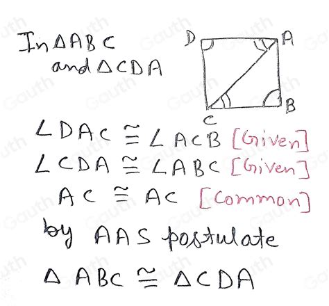 Solved Instructions Which Postulate Below Can Be Used To Prove That The Triangles In The Image