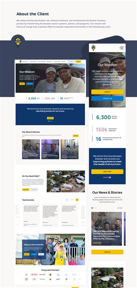 Nonprofit Web Design For Sbp In New Orleans Upqode