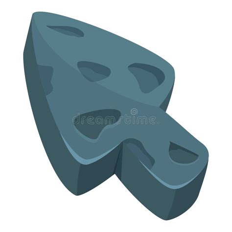 Large Asteroid Floating Through Space On White Background Stock