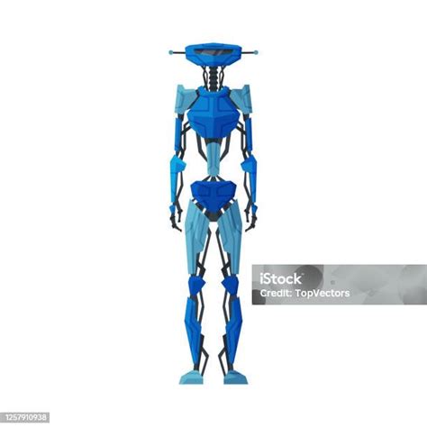 로봇 안드로이드 사이버 네틱 유기체 사이버 네틱 인공 지능 기계 흰색 배경에 미래 로봇 기술 벡터 일러스트 0명에 대한 스톡 벡터 아트 및 기타 이미지 Istock