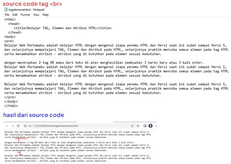 Part 3 Html Tag Elemen Atribut Dan Syntak Dasar Html Catatanku