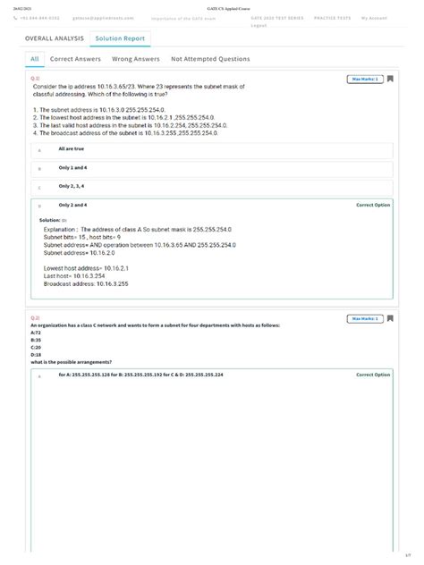 Practice Test 2 Error Control In Mac Layer Supernetting Pdf