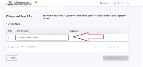 Caught Error Description As Null Income Tax Error