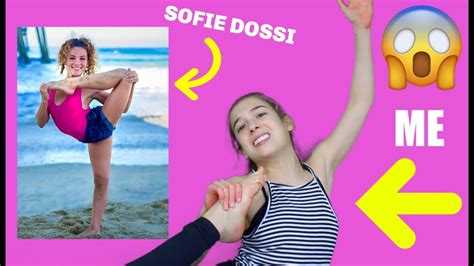 Me Trying To Be Sofie Dossi Hilarious Youtube