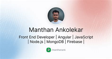 manthan ankolekar peerlist