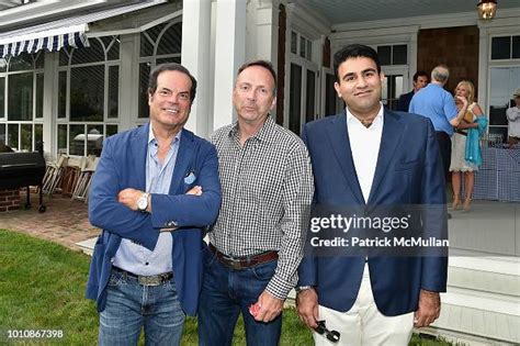 Blaise Labriola Larry Marusi And Raheel Bhai Attend The News Photo