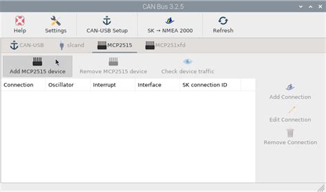 Input Data By MCP MCP Xfd OpenPlotter X X