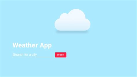 How To Build A Weather App With Html Css And Javascript Source Code