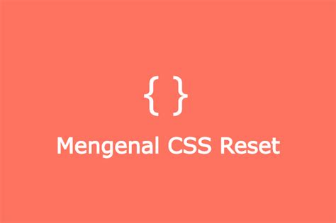 Mengenal Css Reset Tutorial Eplusgo