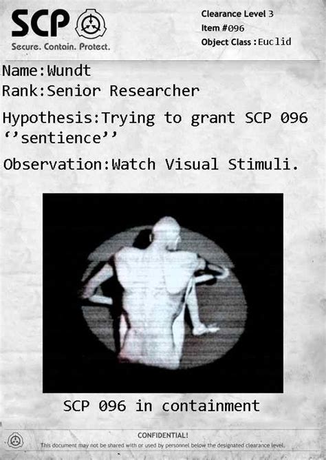 Scp 096 Crosstest Redacted Lvl4 Only Foundation Test Logs