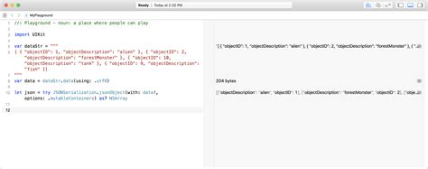 Ios PHP Swift JSON Serialization On Array Of List Of Items Results In Zero Elements Stack