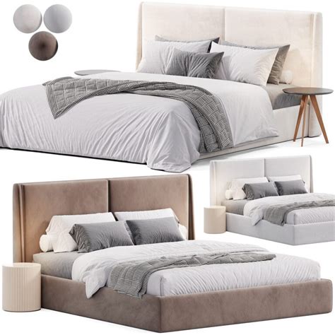 Elis Bed By Stylishclub 357748 3d Model Download 3d Model Elis Bed By Stylishclub 357748