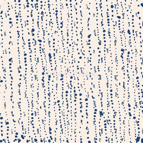 Indigo Vector Tie Dye Seamless Pattern Stock Vector Illustration Of