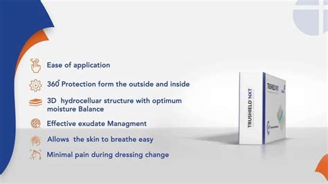 Tissue Trushield Nxt Non Adherent Wound Dressing For Absorb Exudate At