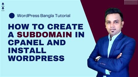 How To Create A Subdomain In Cpanel And Install Wordpress Wordpress