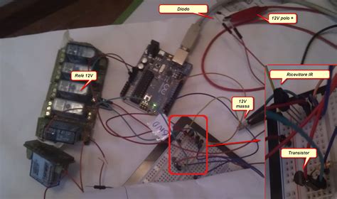 arduino relè e infrarossi mcmajan