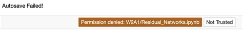 can t save submit assignment permission denied reboot update doesn