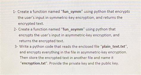 Solved 1 Create A Function Named Funsymm Using Python