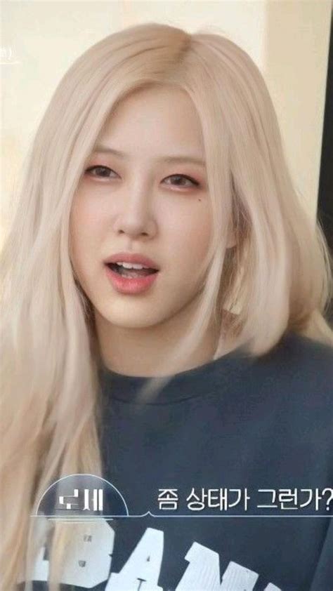 Rose mới ngủ dậy Rosé without makeup Rosé blackpink without makeup Blackpink rose