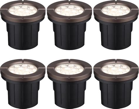 Intwell Low Voltage Landscape Lights6w Outdoor Led Ground Lights For