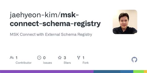 Github Jaehyeon Kimmsk Connect Schema Registry Msk Connect With External Schema Registry