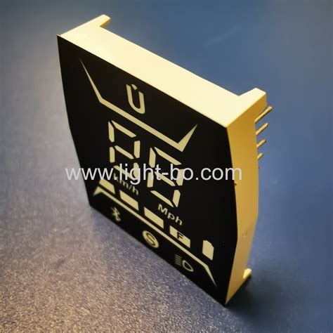 Ultra White Red Yellow Customized 7 Segment Led Display Module For Electric Scooter