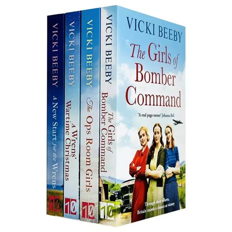 Vicki Beeby Collection 4 Books Set Girls Of Bomber Command Ops Room