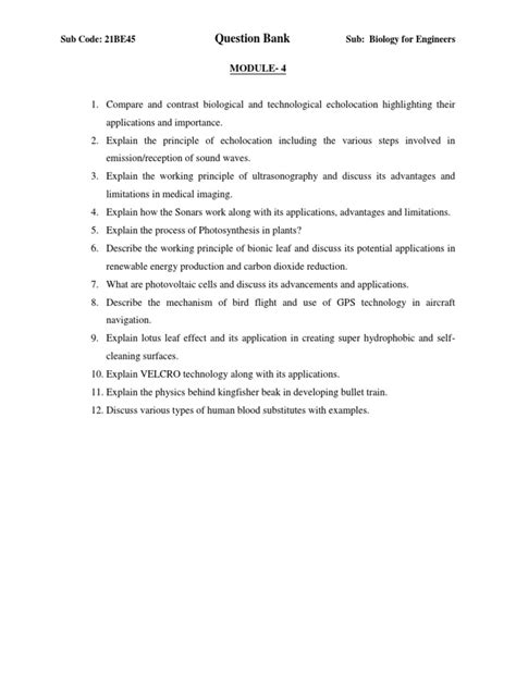 Question Bank Ia3 Biology Pdf Biology 3 D Printing