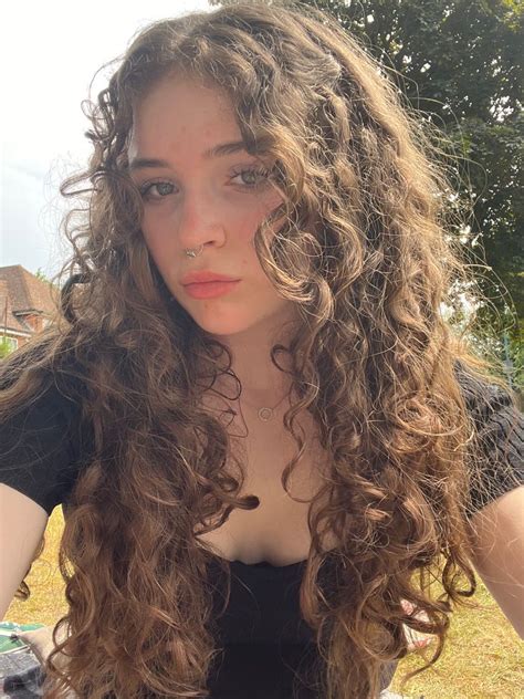 Brown Curly Hair Girl