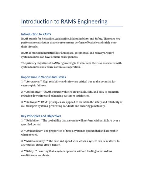 Revisedintroductiontoramsengineering Pdf