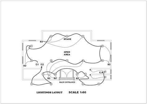 Lighting Layout Edrawmax Template