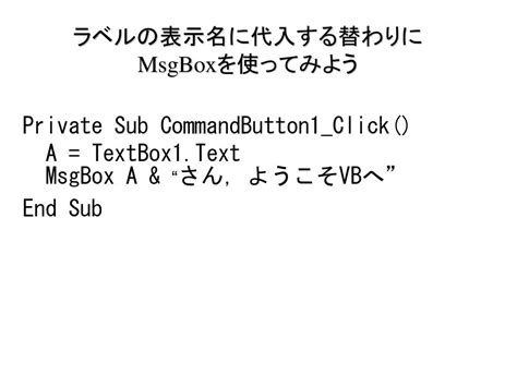 3．テキストボックスによる データ入力 データ入力と表示のプログラム Ppt Download