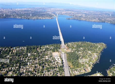This Aerial Taken Sept 1 Shows The New Sr 520 Floating Bridge