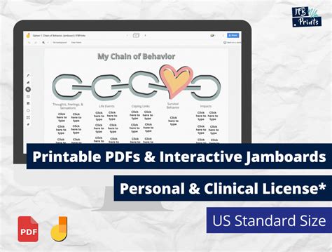 Bundle Printable Chain Of Behavior Analysis Worksheet For Therapists