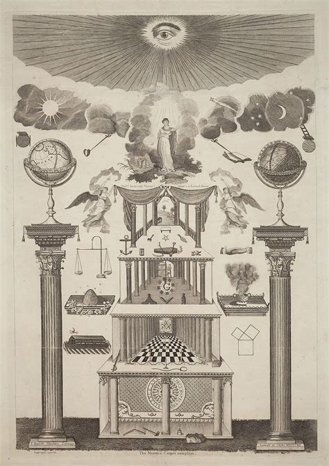 Temple Of Mystery Temple Of Memory The Masonic Tracing Board Of