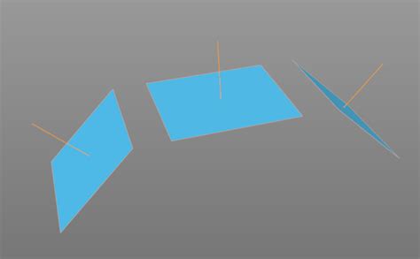 Axis Set A Polygon S Normal S Orientation As The Objects Local Rotation Orientation If Every