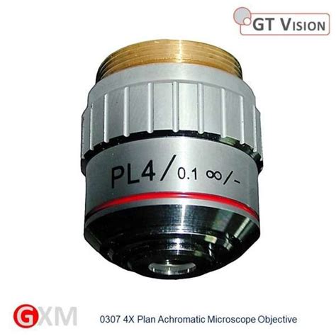 4x Biological Plan Achromatic Microscope Objective 10007 Gxm