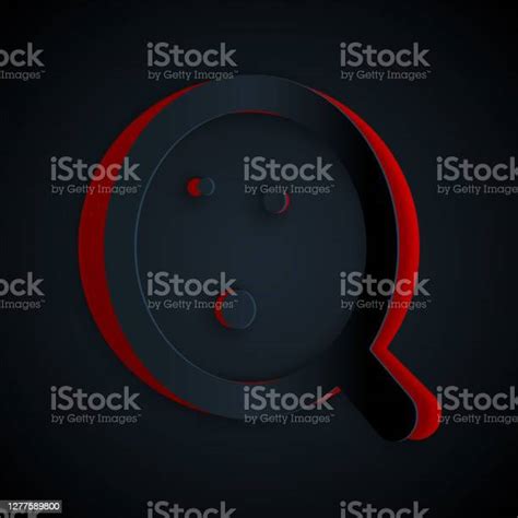 종이 컷 커피 컵 아이콘 검은 배경에 격리 차 컵 뜨거운 음료 커피 종이 아트 스타일 벡터 3차원 형태에 대한 스톡 벡터 아트