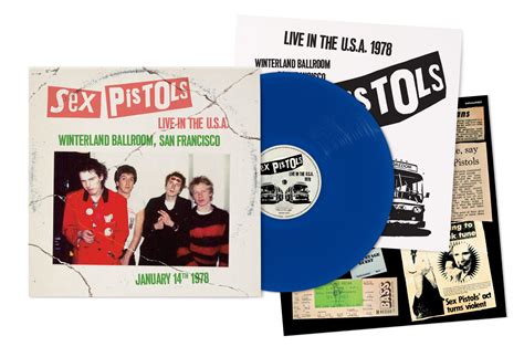 Sex Pistols Live In The Usa 1978 San Francisco Limited Blue Vinyl