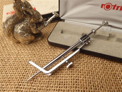 Rotring Art 1601 Bow Compass Set Quick Adjustment Compass