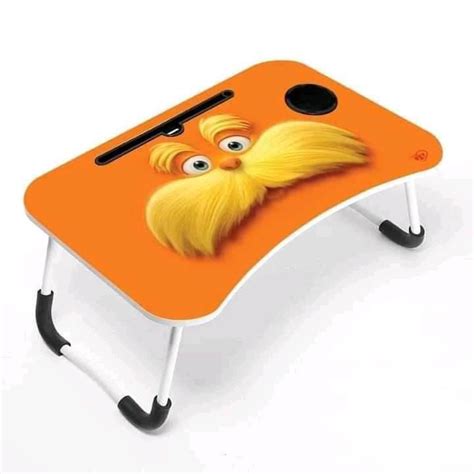 Printed Computer Laptop Desk Small Foldable Multi Function Bed Desk