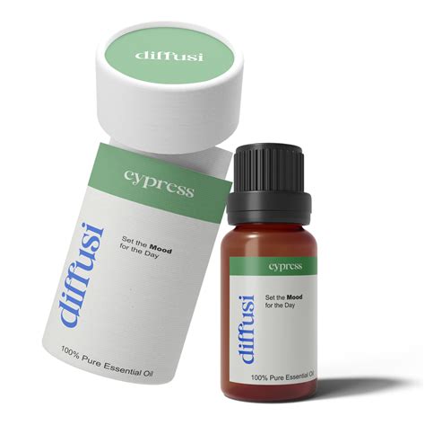 Diffusi Cypress 100 Ren Eterisk Olje Diffusi