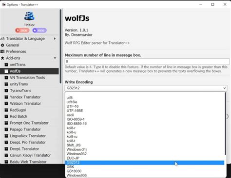 Setting The Font Language And Character Encoding Dreamsavior