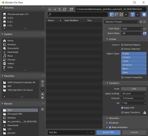 How To Call The Window Export FBX Python Support Blender Artists Community
