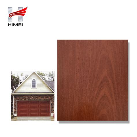 Wood Grain Door Panel Decoration Pvc Laminated Steel Sheet Laminate
