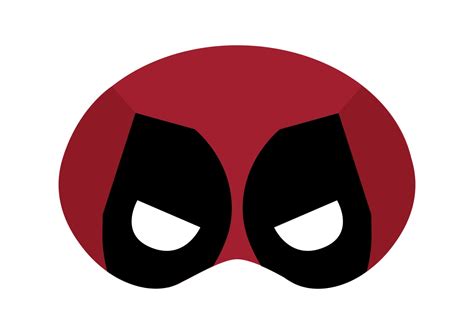 Deadpool Printable Mask Digital Download Etsy